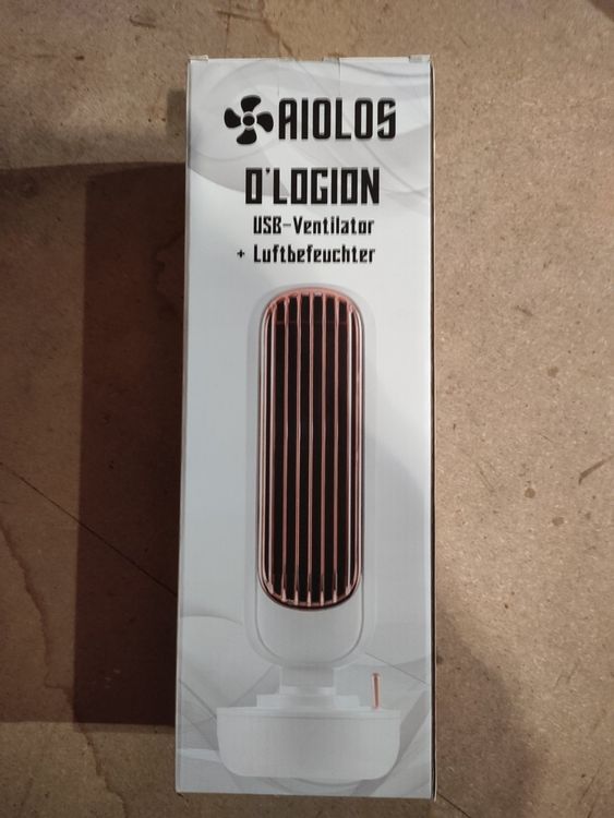 Aiolos O'Logion USB-Ventilator+Luftbefeuchter. Neu | Kaufen auf Ricardo