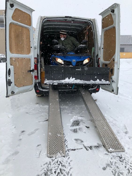 Schneeschild, Schnee - pflug Quad ATV 140 x 40 Aktion Winter (Neu und ...