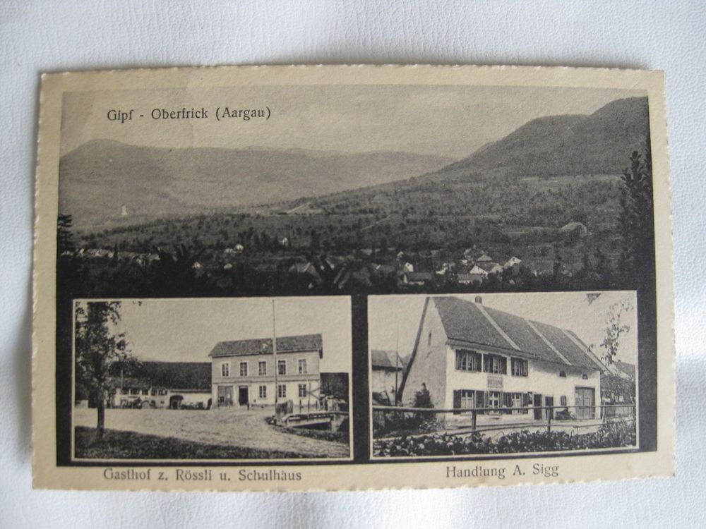 Ansichtskarte Gipf Oberfrick, Aargau | Kaufen auf Ricardo