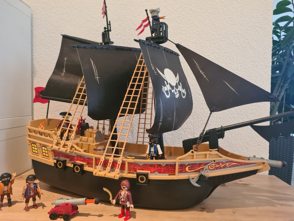 Schne Playmobil Piratenschiff Gro Fotos