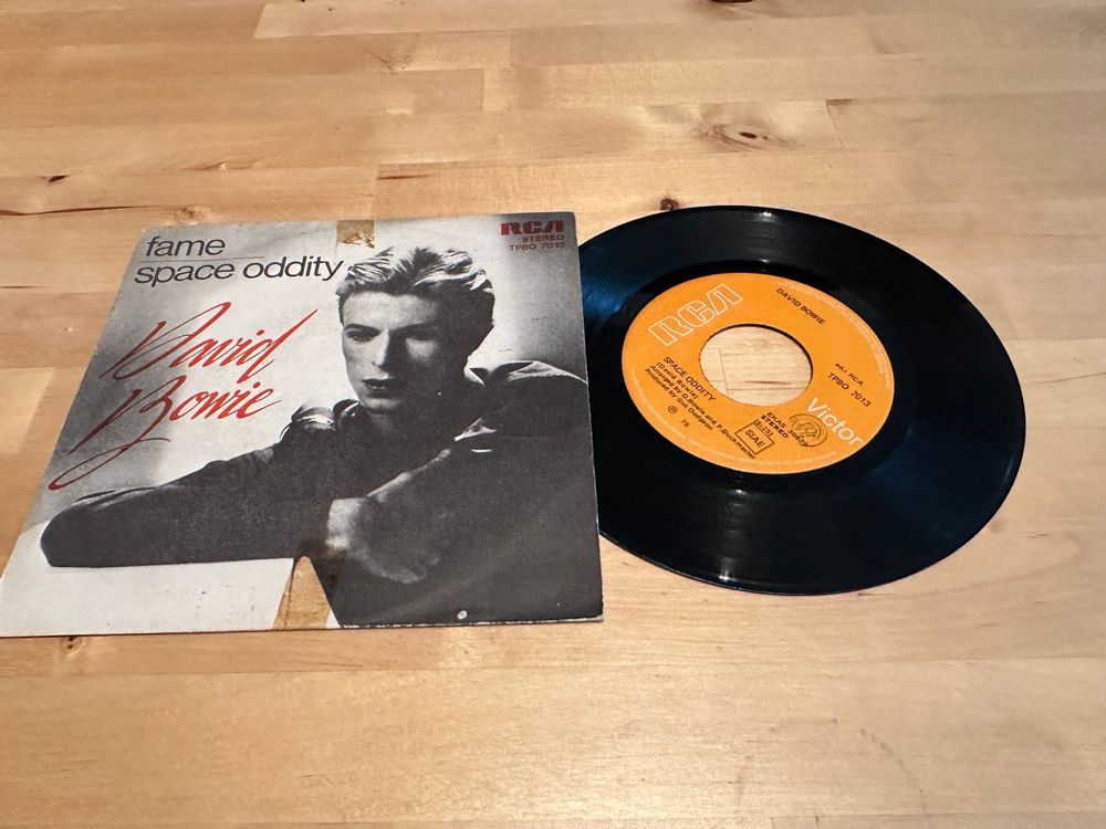 DAVID BOWIE Fame Space Oddity rare Italien Single 70's (Gebraucht) in ...
