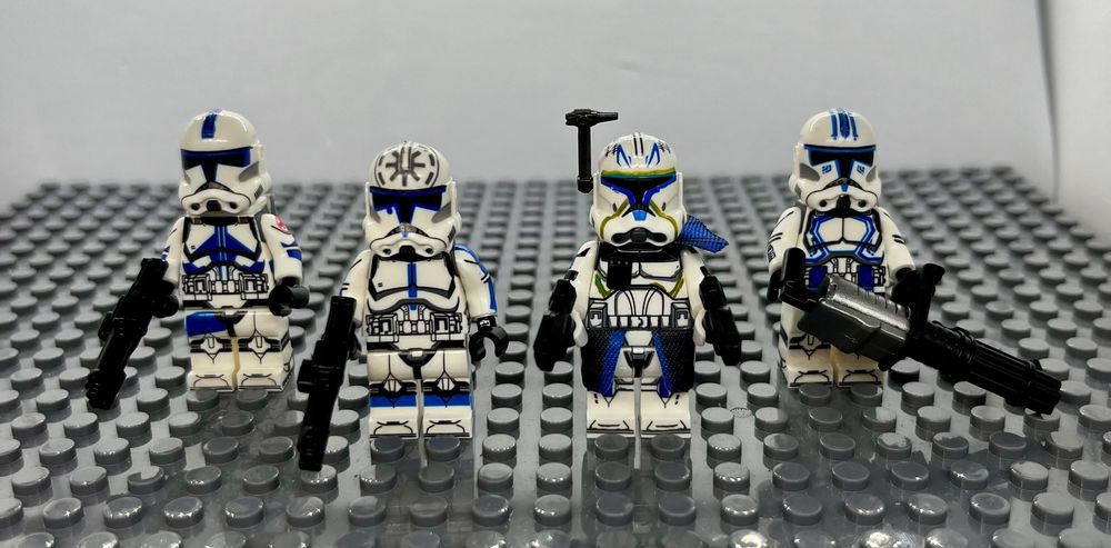 Captain Rex, Jesse, Kix & Hardcase Minifiguren, Lego-komp. (Neu (gemäss ...