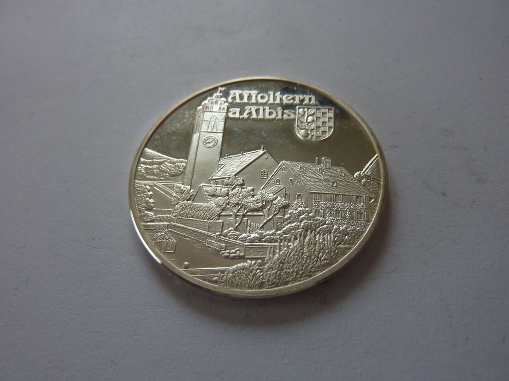 Silbermedaille : Affoltern am Albis , schöne Schweiz , PP (Neu (gemäss Beschreibung)) in Birrwil ...