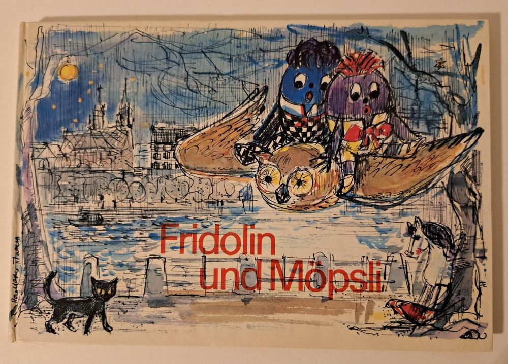Basel: Fridolin und Möpsli, Rose-Marie Joray orig.Zeichn. | Kaufen auf Ricardo