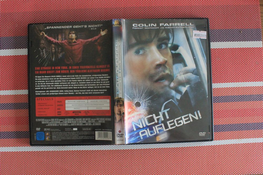 Nicht auflegen! 2002 DVD Thriller Colin Farrell - FSK16 | (Gebraucht ...