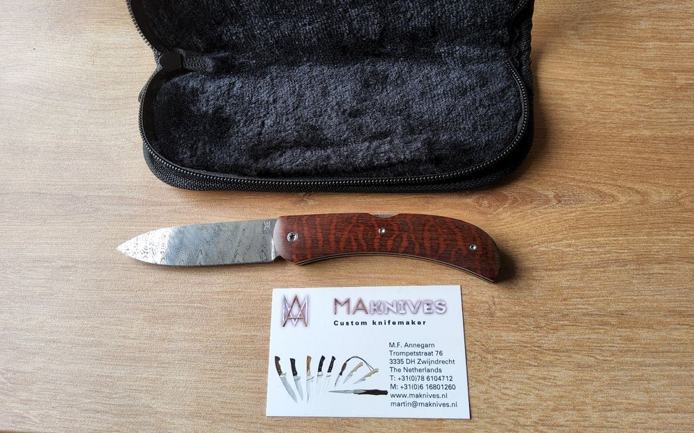 Custom Messer von Martin Annegarn (MAknives) - Midlock (Gebraucht) in Schönenbuch für CHF 670 ...