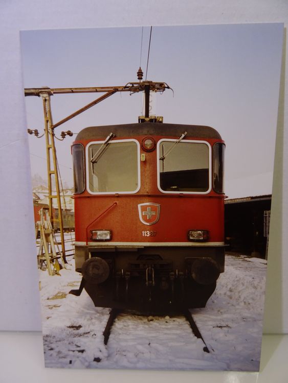 Foto SBB Re 4/4 II 11317 St.Gallen 25.1.92 Top Zustand! (Neu (gemäss ...