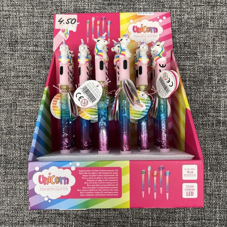 Unicorn Stift mit Glitter und LED 16 Stück | Kaufen auf Ricardo