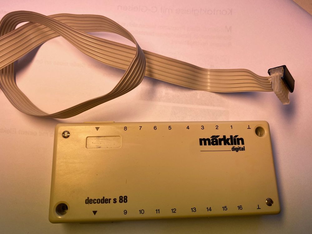 S88 Decoder Rückmeldemodul digital Märklin | Kaufen auf Ricardo