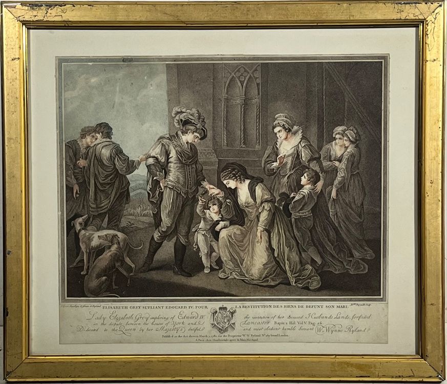 Angelika Kaufmann (1741-1807) Kolorierte Kuppferstich (Gebraucht) in ...