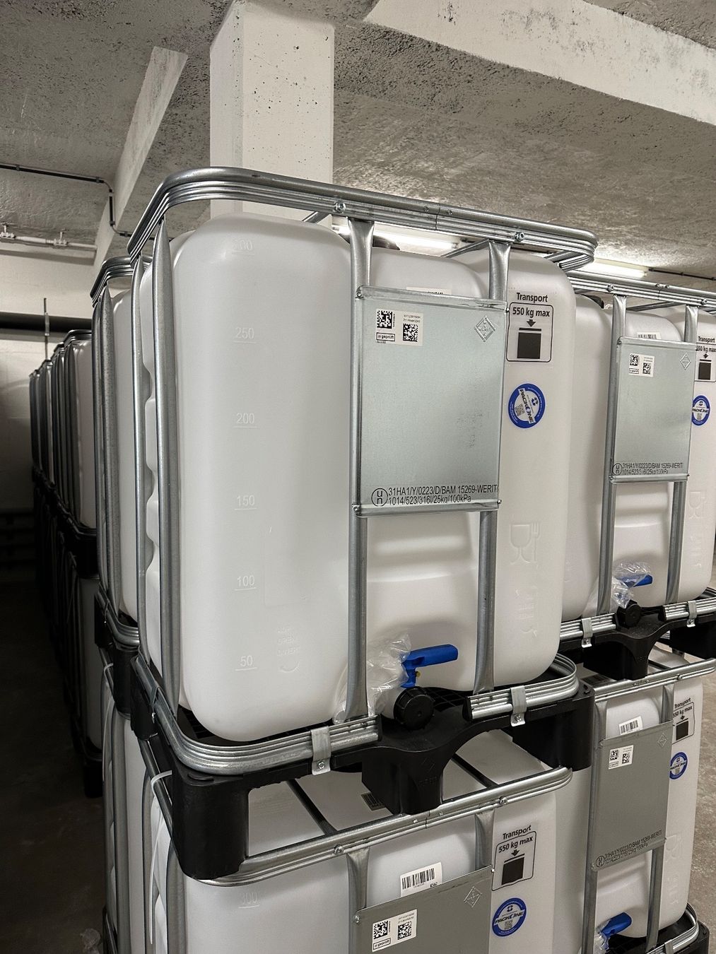 IBC 300 Liter Tank neu, L 60 x B 80 x H 100cm (Neu und originalverpackt ...