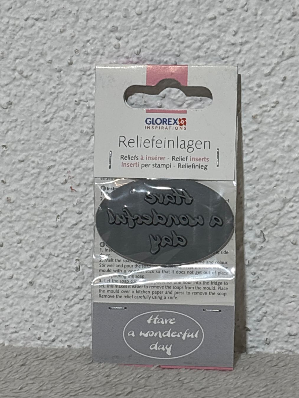 Glorex Stempel Relief „have a wonderful day“Neu Basteln (Neu und originalverpackt) in Oberegg ...