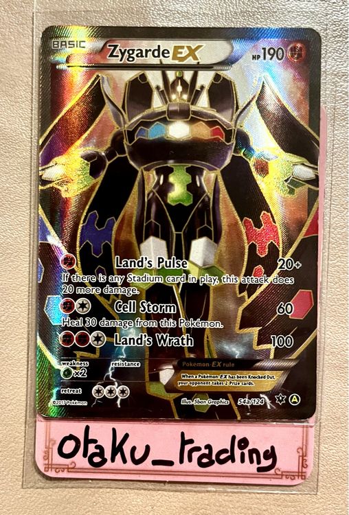 Zygarde EX English Pokemon Card XY 2016 Ultra Full Art | Kaufen auf Ricardo