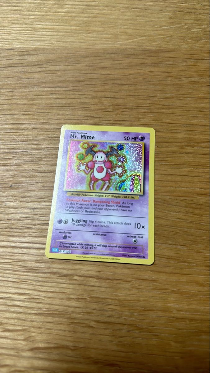 Mr. Mime - Seltene Pokemon Karte aus dem Jahr 2023! (Gebraucht) in worb für CHF 25 – mit ...