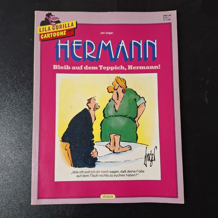 Lustiger Hermann Comic, Band 4, Lila Gorilla Cartoons 1987 (Gebraucht ...
