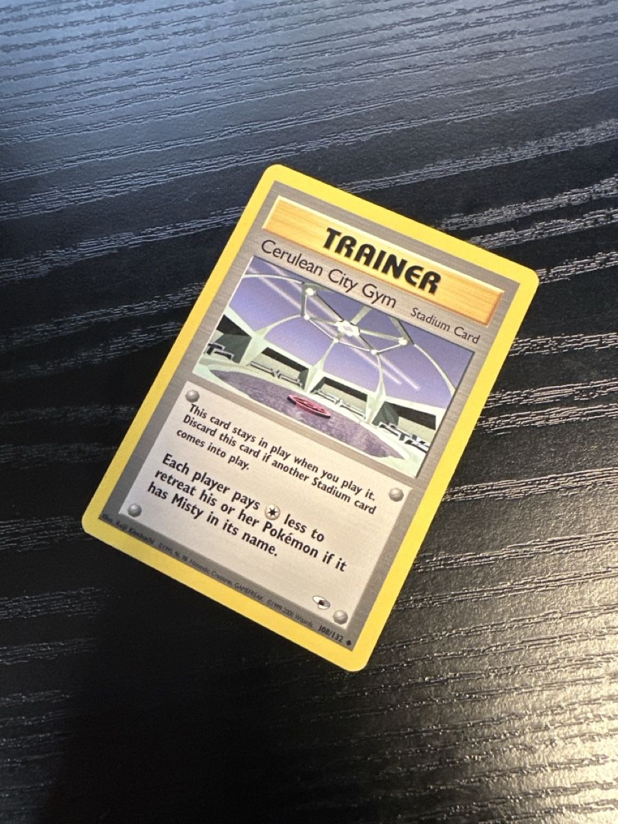 cerulean city gym 108/132 Gym challenge uncommon non holo (Gebraucht ...