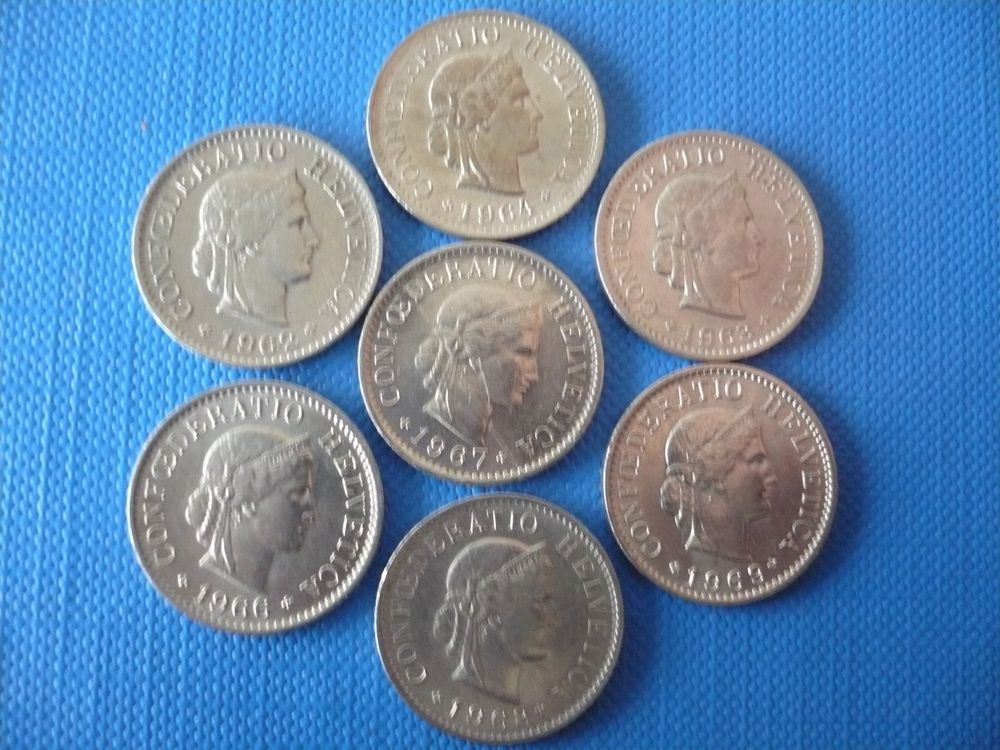 5 Rappen Stücke der 60er Jahre | Kaufen auf Ricardo