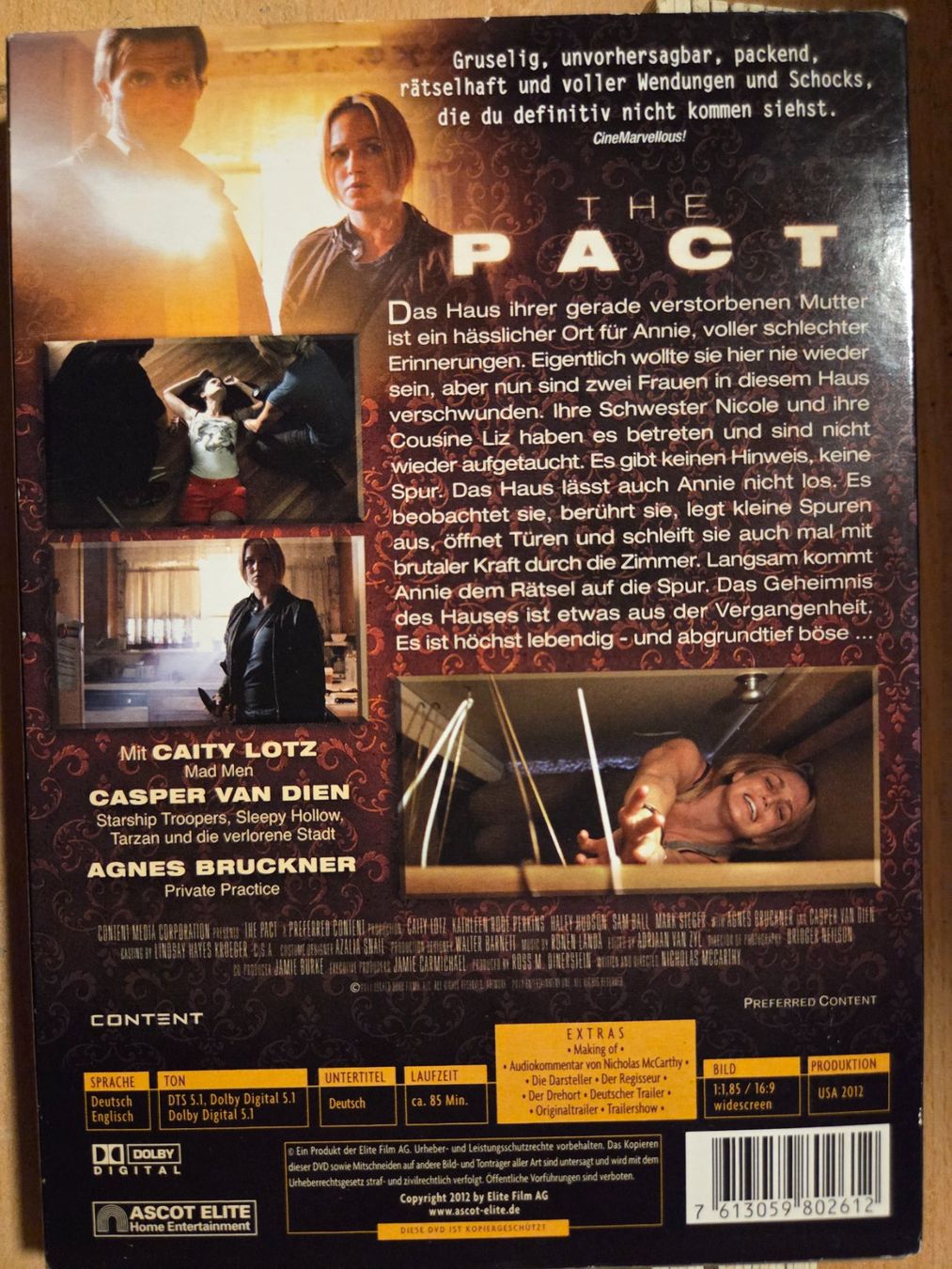 The Pact DVD (Gebraucht) in Dintikon für CHF 1.9 – mit Lieferung auf ...