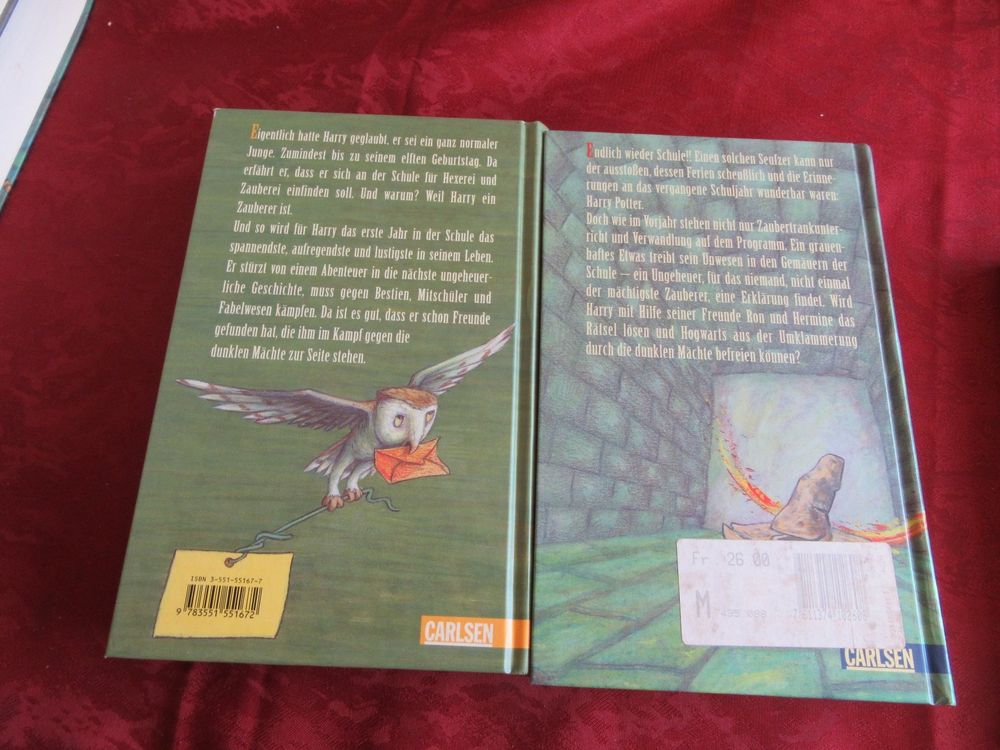 Harry Potter, Band 1 und 2, Bücher gebunden | Kaufen auf Ricardo