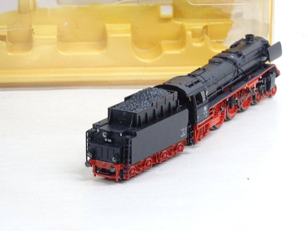 Minitrix 12411 Dampflok BR01 128 DB, Digital, Spur N, OVP (Gebraucht ...