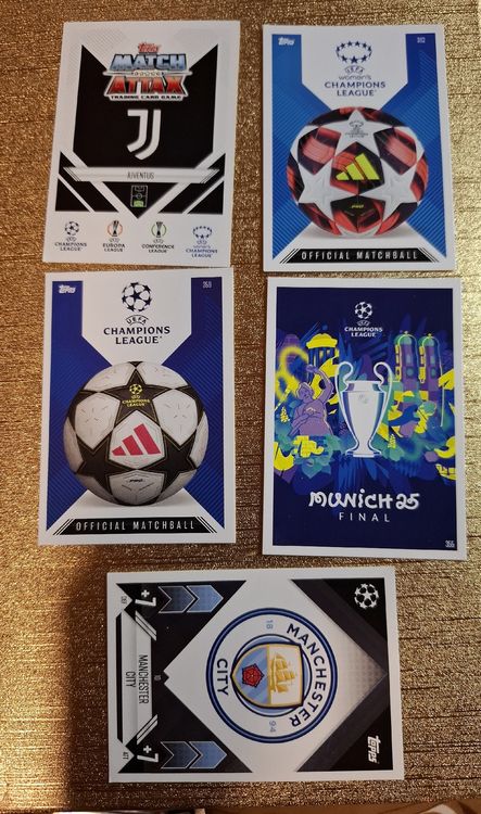 5x Champions League cards + 1x Match Attax card | Kaufen auf Ricardo