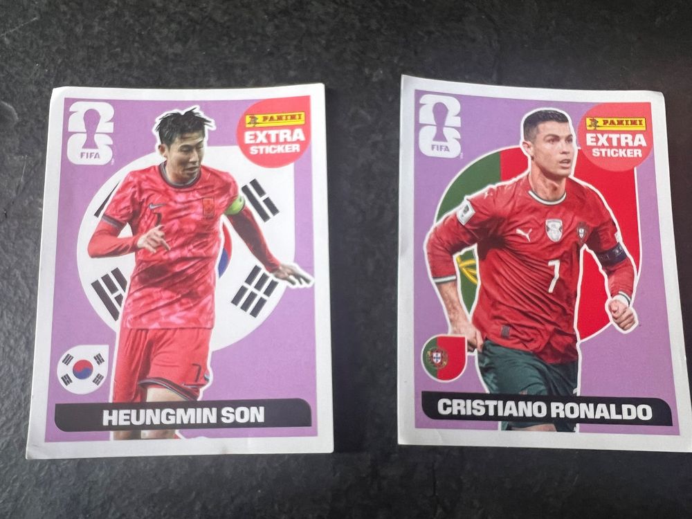 Panini WM 2026 Extra Sticker mit Ronaldo, Yamal & Bellingham (Gebraucht ...
