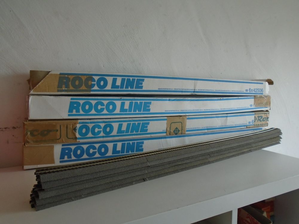 Roco Line H0: 24 Flex-Gleise mit Bettung, Nr. 42506, GS, OVP | Kaufen ...