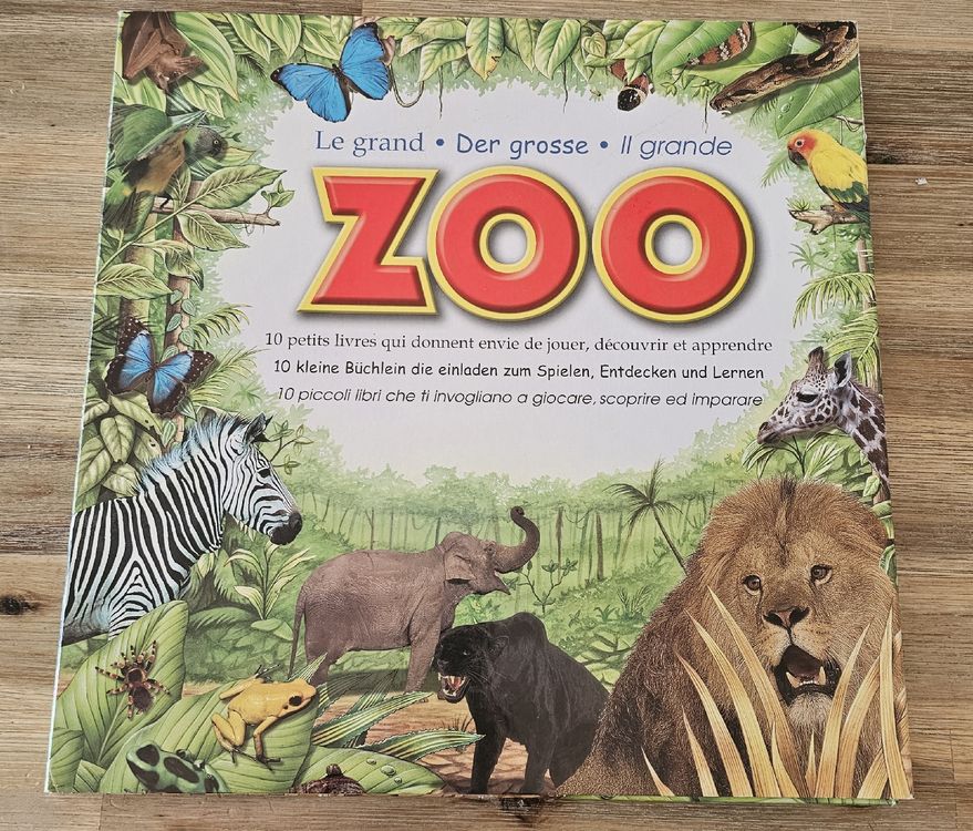 Der Zoo: 10 kleine Tier-Büechli zum Entdecken & Lernen! (Gebraucht) in ...