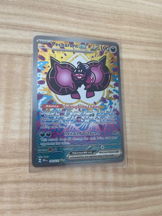 Pokemon Pecharunt EX EN Prismatic Evolution (Neu (gemäss Beschreibung ...