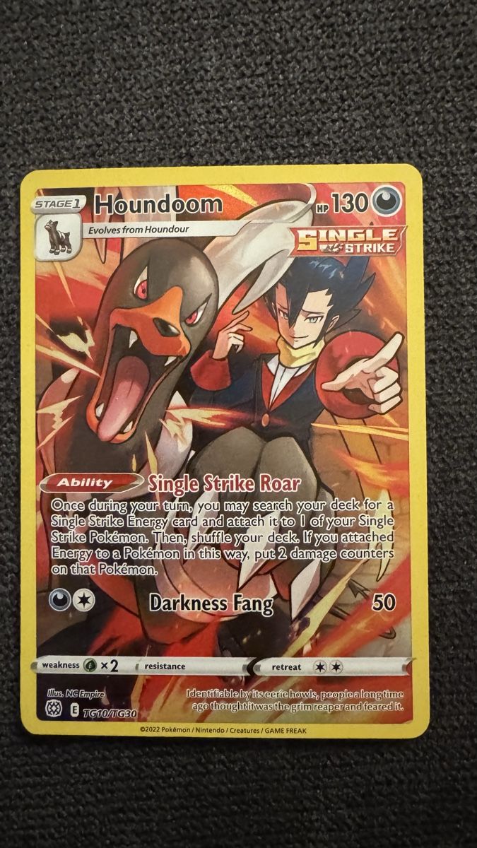 Houndoom Single Strike Seltene Pokemon Karte Top Zustand! (Neu (gemäss ...