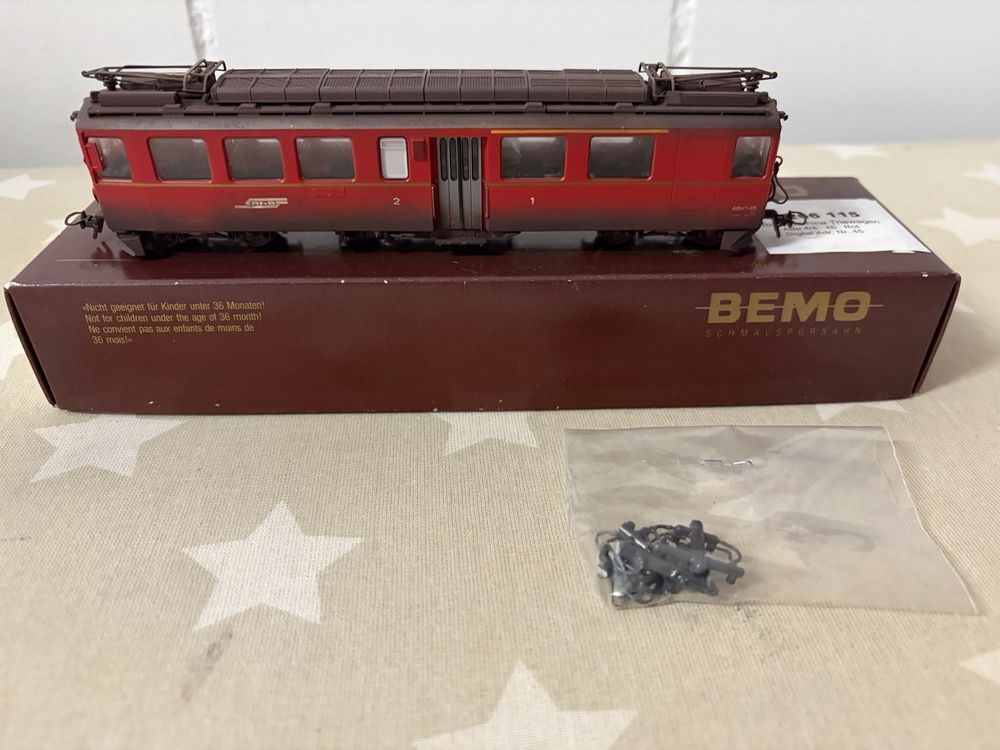 Bemo RhB 1266 155 und 2 Wagen (Gebraucht) in Glattfelden für CHF 133 ...