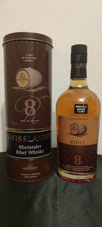 Swisslander Ribel Whisky, 8 Jahre, limitiert 🥃 (Neu und ...