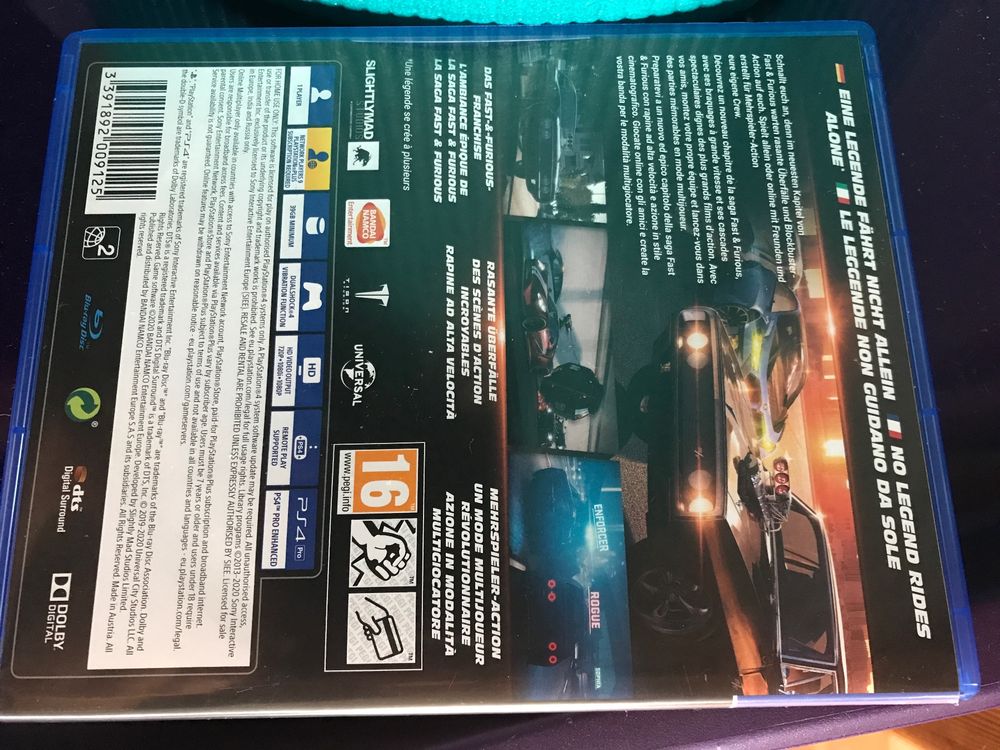 Fast and furious Game PS4 (Neu (gemäss Beschreibung)) in Schlatt ZH für ...