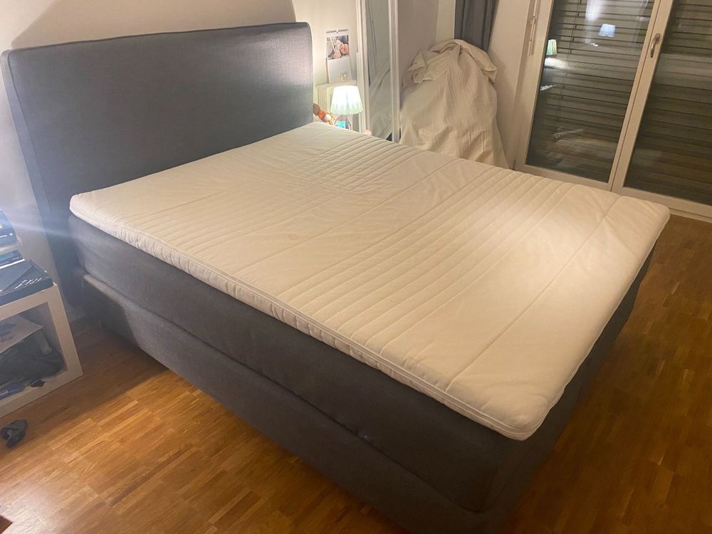 Ikea Boxspringbett Dunvik 160 x 200 | Kaufen auf Ricardo