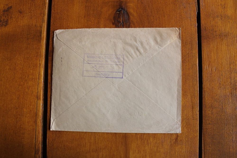 1937 Bahnpost Rhät.-Bahn, O Wagons-Lits//Cook, St.Moritz (Gebraucht) in ...