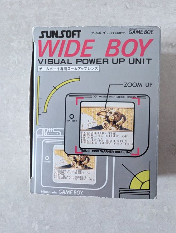 WIDE BOY Lupe Game Boy Zubehör Original Japan Bildschirmverg (Neu ...