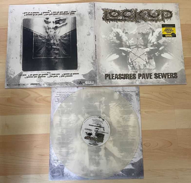 Lock Up Pleasures Pave Sewers Vinyl Lp 55/100 Clear / White (Neu (gemäss Beschreibung)) in für ...
