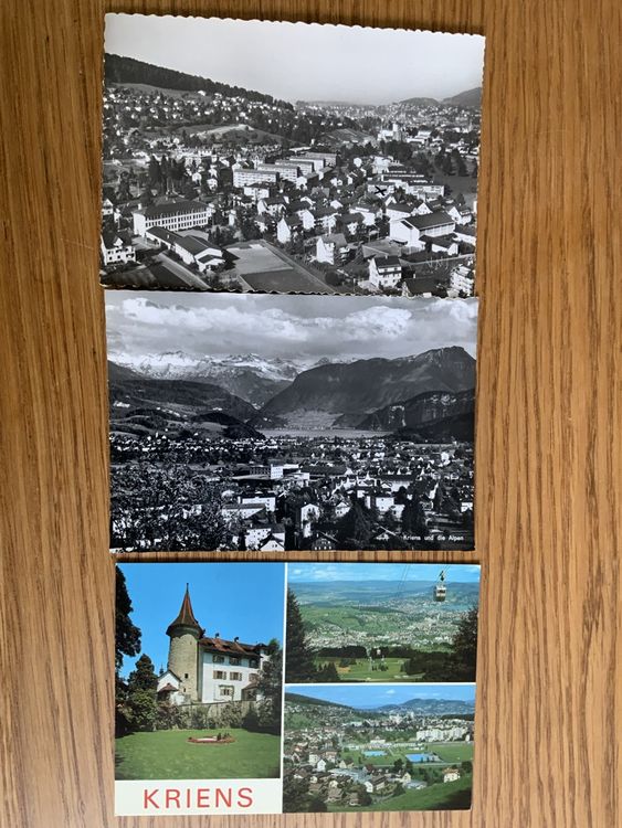 Anischtskarten Schweiz Kriens (Neu (gemäss Beschreibung)) in Binningen für CHF 1 – mit Lieferung ...