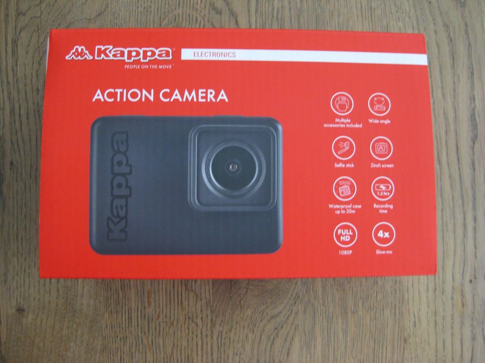 ACTION CAMERA KAPPA ELECTRONICS OVP INKL. 12 MONATE GARANTIE (Neu und ...