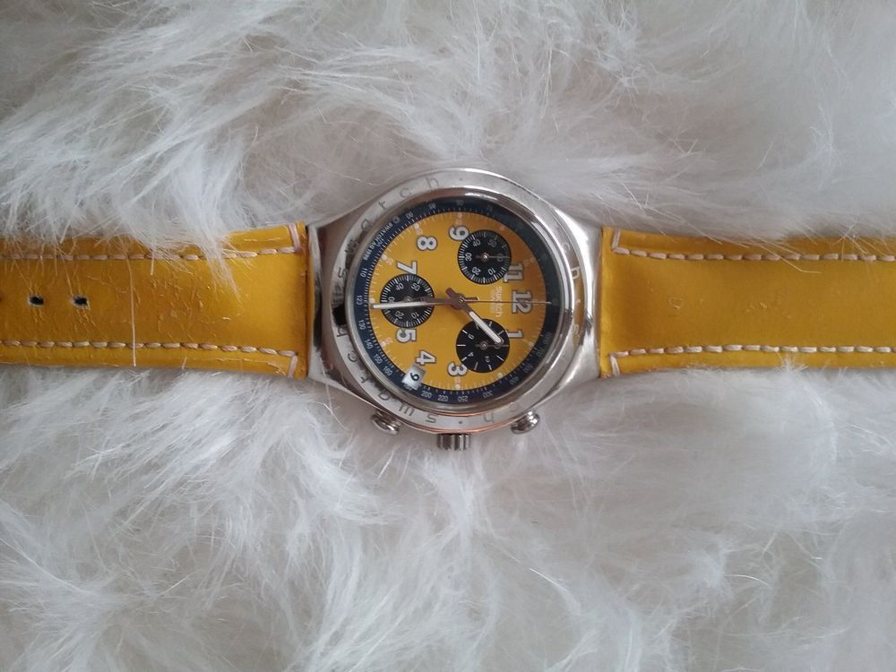 SWATCH IRONY SECRET AGENT YELLOW (Gebraucht) in Winkel für CHF 53 – mit ...