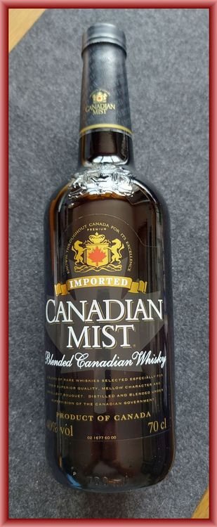 Canadian Mist (Whisky aus den 80igern?) (Neu und originalverpackt) in ...