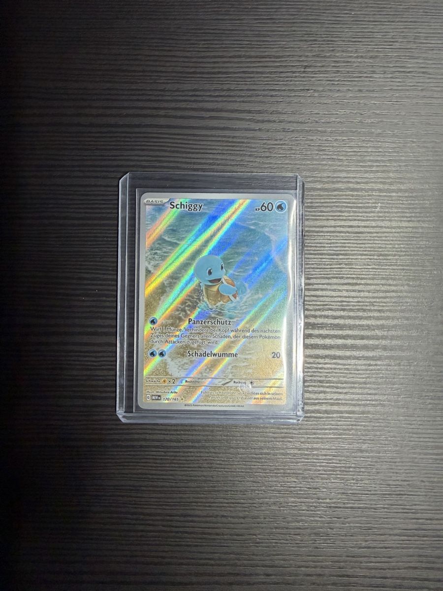 Pokemon TCG 151/Schiggy 170 -165[IR]🇩🇪 (Neu (gemäss Beschreibung)) in ...