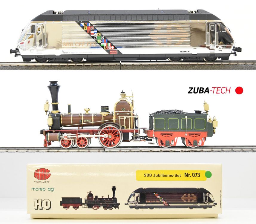 HAG 073 Jubiläums-Set 150 Jahre Schweizer Bahnen SBB H0 OVP (Neu (gemäss Beschreibung)) in St ...