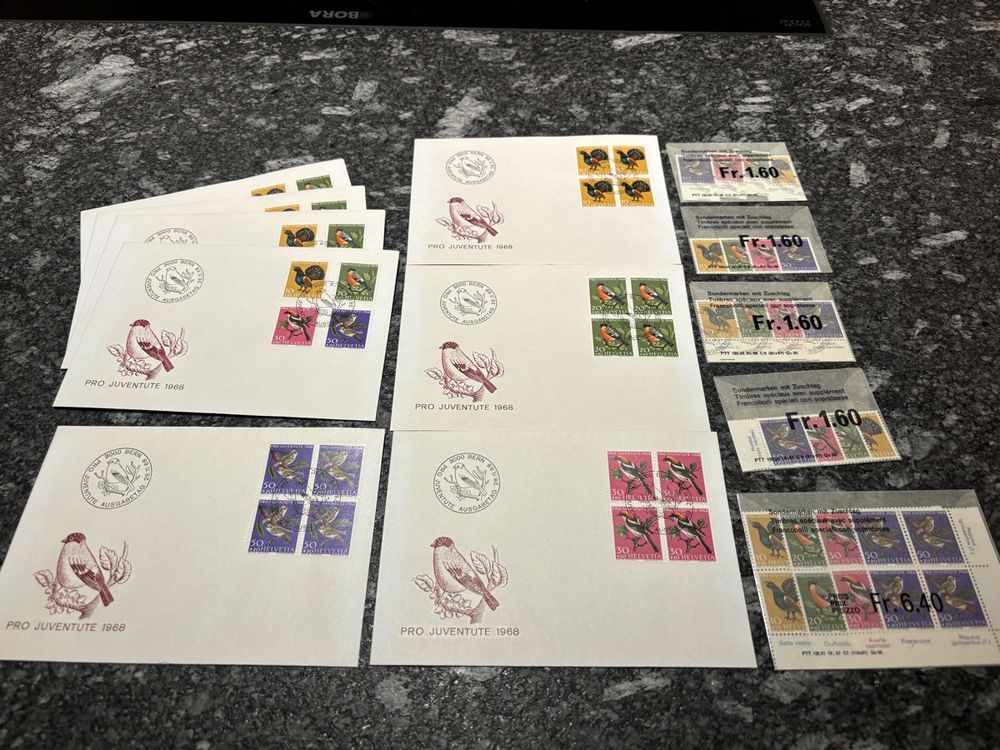 Briefmarken Pro Juventute 1968 (Neu (gemäss Beschreibung)) in Birr für CHF 4 – mit Lieferung auf ...