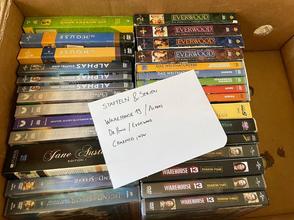 DVD Sammlung Serien / Staffeln Charmed Dr. House Alpha usw. (Gebraucht ...