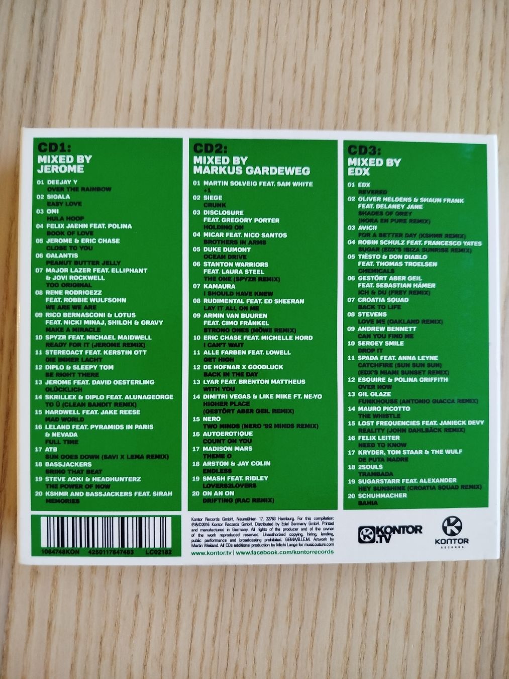 Kontor – Top Of The Clubs Vol. 69 – 3-CD Box (Gebraucht) in Thun für ...