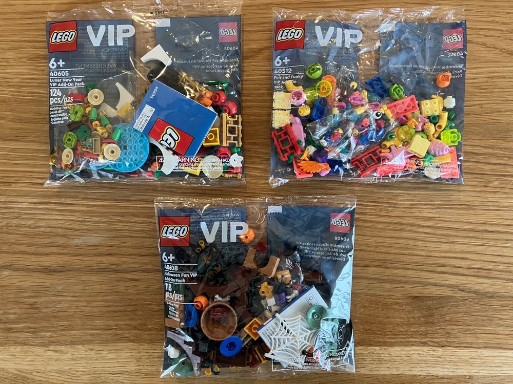 Lego VIP Add On Packs (Lot of 3)- Gifts With Purchase (GWP) | Kaufen ...
