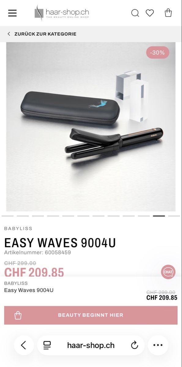 Babyliss welleneisen kabellos (Neu und originalverpackt) in ...