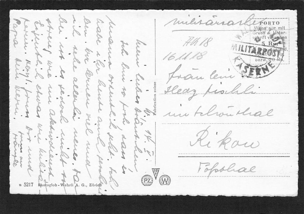 Walenstadt , Kaserne mit Churfirsten (Gebraucht) in Reichenburg für CHF 12 – mit Lieferung auf ...