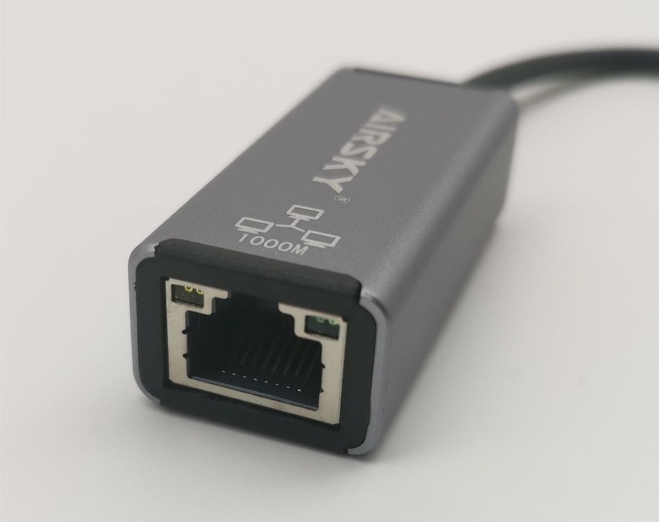 USB-C+USB3.0 / RJ45 Ethernet LAN Adapter (Neu und originalverpackt) in ...